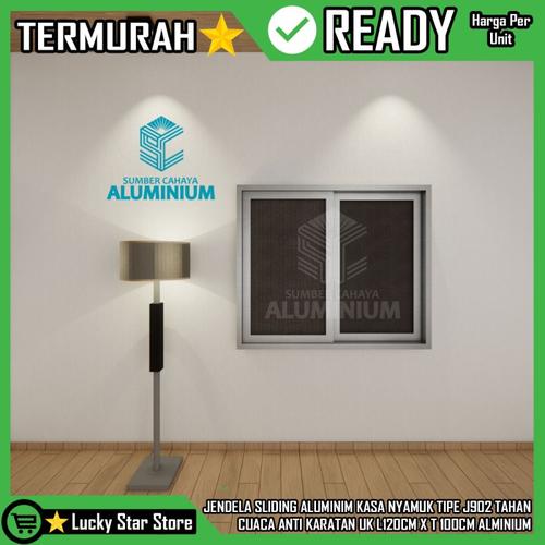 Jual [Kargo] JENDELA SLIDING KASA KAWAT NYAMUK ALUMINIUM TIPE J902 L ...