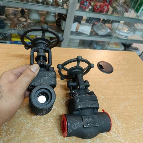 Jual Gate Valve 1" inch Carbon Steel Class 800 Psi SW Socket Weld ...