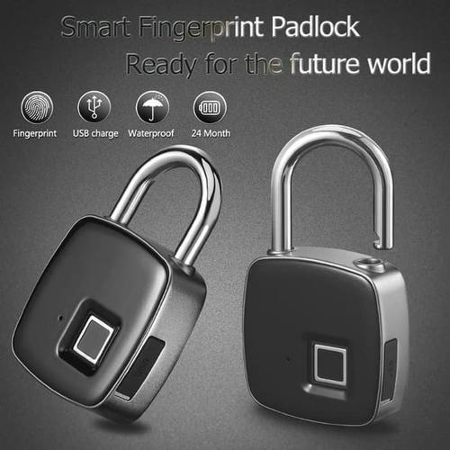 Jual Sugar Smart P.LOC Fingerprint Padlock PLOC Door Lock Gembok Sidik ...