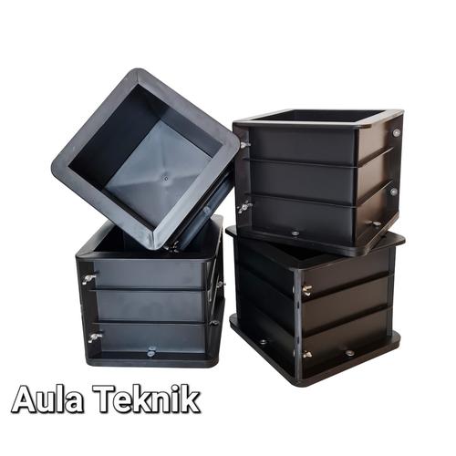 Jual Cetakan Kubus Plastik 15x15x15 cm, Concrete Cube Mold Plastik ...