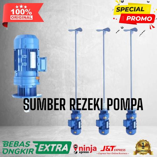 Jual Agitator Mixer Kimia SS304 1,1KW 1,5HP 2770RPM 3 Phase 2 Pole ...