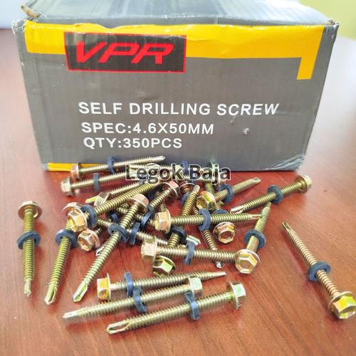 Jual Baut Rofing Ukuran 5 cm Baut Atap Rofing Kuning Murah Tajam Kuat ...