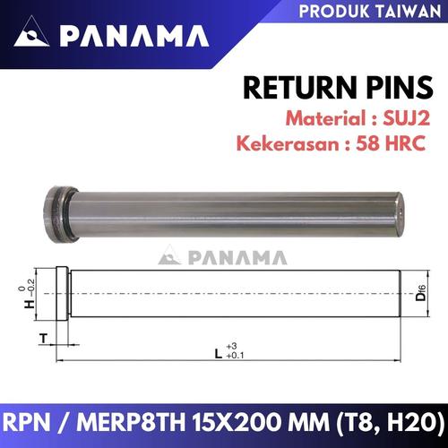 Jual Return Pin Molding RPN 15*200 Return Pin 15x200 mm Made in Taiwan ...