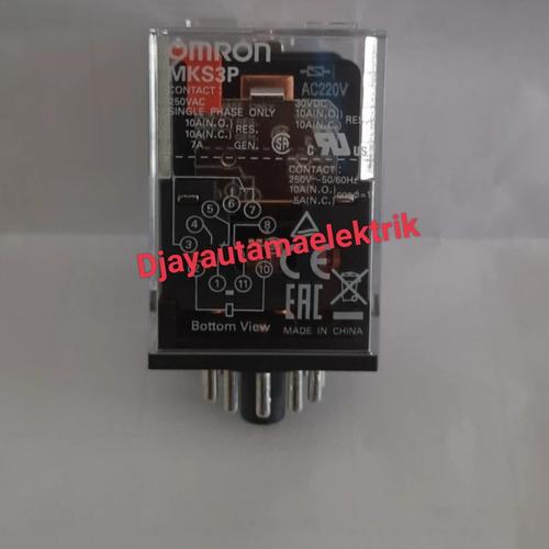 Jual Relay MKS3P 220VAC / 24VDC OMRON ORIGINAL - 24VDC - Jakarta Pusat ...