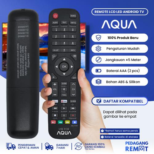 Promo Remot Remot TV Aqua Sanyo / Haier LCD LED Android Smart TV ... Promo Remot Remot TV Aqua Sanyo / Haier LCD LED Android Smart TV ...