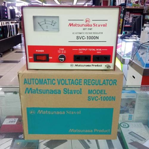 Jual STABILIZER MATSUNAGA SVC-1000N Penstabil Tegangan Listrik 1000 WATT - matsu 1000w pth ...