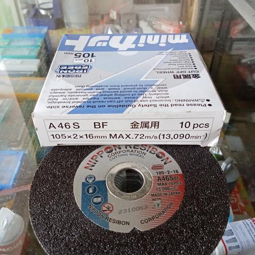 Jual BATU NIPPON RESIBON 4" INCHI 105X2X16MM NIPPON RESIBON MADE IN ...
