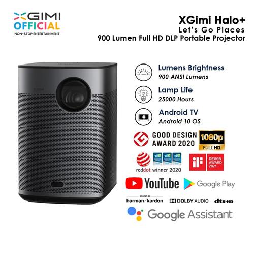Promo XGIMI HALO+ 900 ANSI Lumens 1080p FHD Portable Projector with ...