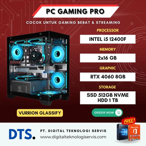 Jual Pc Gaming & Desain | Intel i5 12400F | RTX 4060 8GB | 32GB DDR5 ...