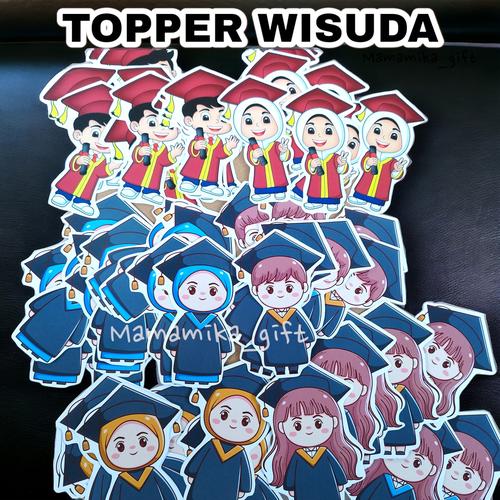 Jual TOPPER WOSUDA / TOPPER BUKET WISUDA / TOPPER KUE WISUDA - Boy ...