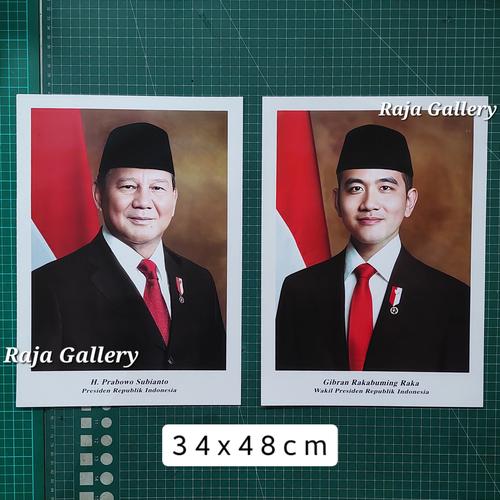 Jual Foto Presiden - Wakil Presiden (Resmi dari Setneg) Poster Presiden ...
