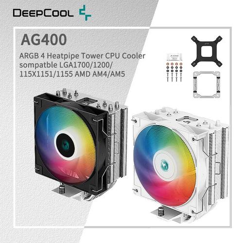 Jual Deepcool AG400 ARGB CPU COOLER 12cm Fan Deep Cool AG 400 Hitam ...