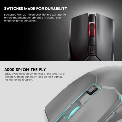 Jual PTC FANTECH Mouse Gaming VENOM II WGC2 Wireless Rechargeable PTFE ...