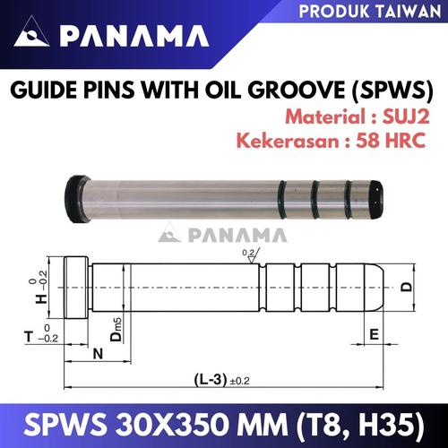 Jual Guide Pin Molding Type SPWS 30x350 SPWS 30 x 350 mm Made in Taiwan ...
