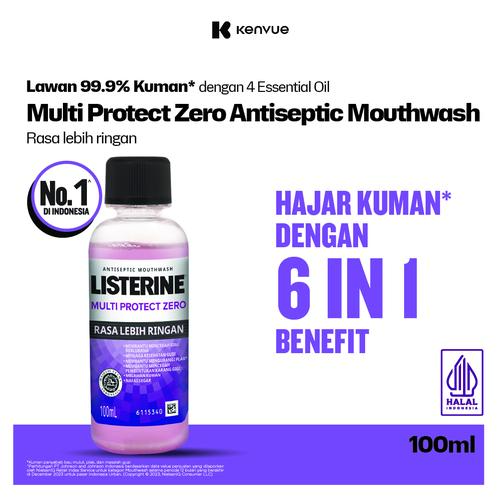 Jual LISTERINE Multi Protect Zero Antiseptic Mouth Wash 100 ml - Obat ...