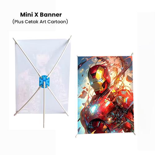 Jual Stand Mini Banner A4 Plus Cetak Art Carton Laminasi Custom Desain ...