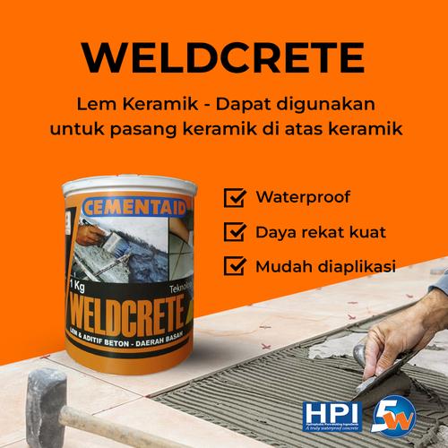 Jual CEMENTAID - WELDCRETE Lem keramik, Lem/Aditif Beton/Mortar ...