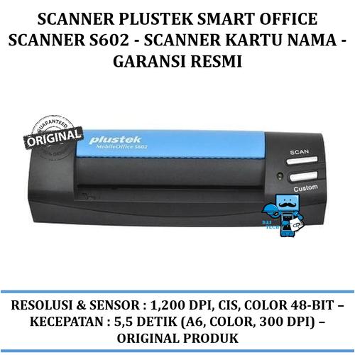 Promo Scanner Plustek Smart Office Scanner S602 - Scanner Kartu Nama ...
