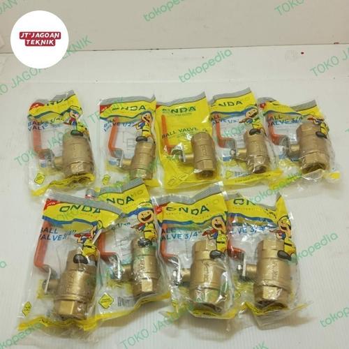 Jual Ball Valve kuningan ONDA 1 1/4" inch / ballvalve / stop kran ONDA - Jakarta Barat - Pangkal ...