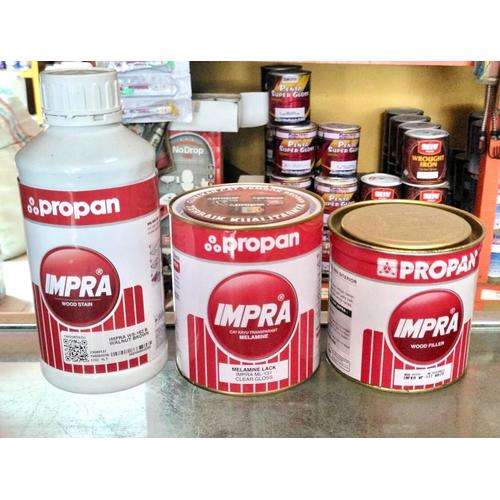 Jual Cat Propan Finish Top Coat IMPRA WOOD STAIN 1 Lt - Warna STANDARD ...