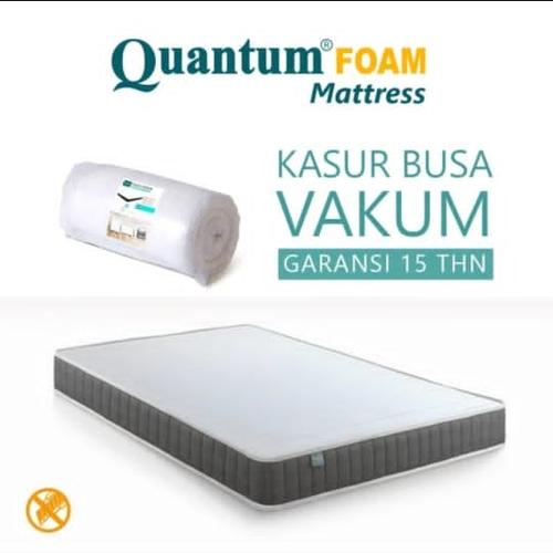 Jual Quantum Kasur Busa Vakum Bonus Sprei & Bantal Tebal 15cm - 180x200 ...
