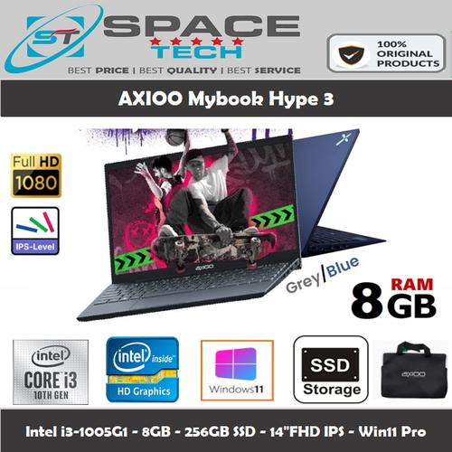 Promo AXIOO Mybook Hype 3 i3-1005G1 8GB 256GB SSD 14"FHD IPS W11 PRO ...