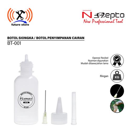Jual Nepto BT-001 Botol siongka Penyimpanan cairan Botol Alkohol Rosin Bottle Cleaning Liquid ...