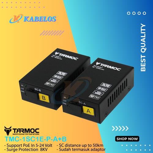 Jual Tarmoc TMC-1SC1E-P | 1 FO 1 LAN 10/100 POE IN 5-24V HTB 3100 A+B ...