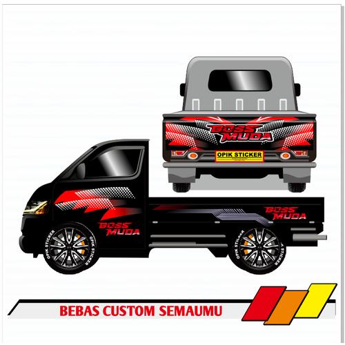 Jual STICKER VINYL MOBIL PICK UP GRAN MAX , CARRY , L300 / DECAL PIK UP ...