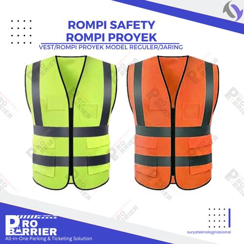 Promo Rompi Safety Proyek ID Holder 3 Saku dengan Reflective List ALL ...