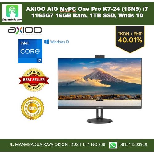 Jual AXIOO AIO MyPC One Pro K7-24 (16N9) i7 1165G7 16GB Ram, 1TB SSD, Windows10 - Jakarta Pusat ...