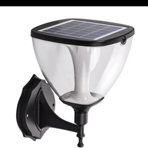 Jual lampu taman dinding pilar pagar solar panel surya matahari gapura ...