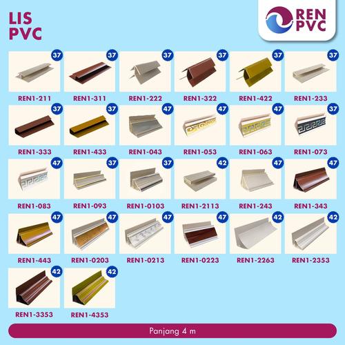 Jual REN PVC - LIS PVC / LIST PVC PINGGIR SIKU SAMBUNG - REN1-211 ...