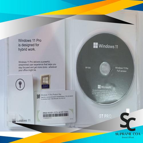 Jual Windows 11 Pro Box Retail FPP - Kota Depok - Suprame COA | Tokopedia