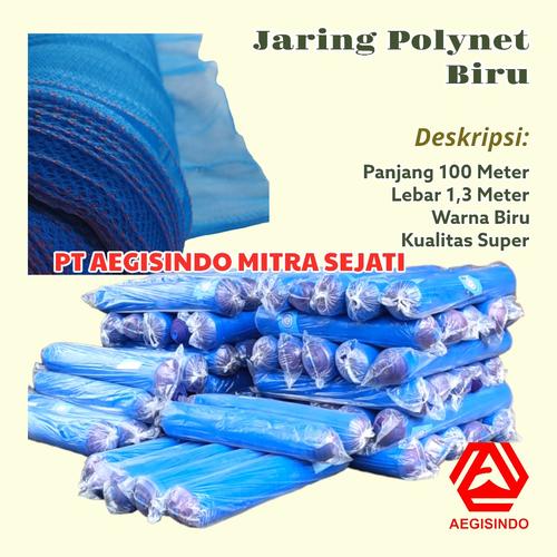 Jual Jaring Pengaman Polynet Net Safety Proyek Polinet Biru L 1,3 M ...