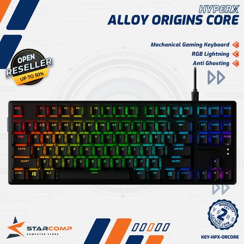 Promo HyperX Alloy Origins Core - Gaming Keyboard - Aqua Switch - PBT ...