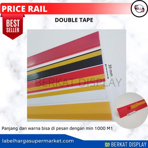 Jual LABEL HARGA/PRICE TAG/CARD/DATA STRIP/PRICE RAIL DOUBLE TAPE - 90 ...