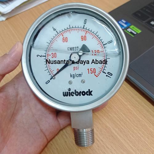 Jual Pressure Gauge Full Stainless 4" 150 Psi - Jakarta Barat - NusantaraJayaAbadi | Tokopedia