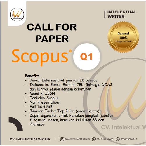 Jual Jurnal Internasional Scopus Q1 - Kota Bekasi - Penerbit Intelektual Writer | Tokopedia
