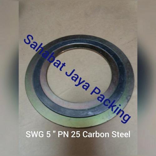 Jual Spiral Wound Gasket 4" PN25 IOR - SWG CS / Carbon Steel - Jakarta ...