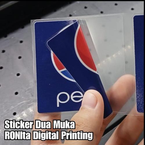 Jual Cetak Stiker Premium RDS TRANSPARAN SUPER CLEAR Diecut A2 (45x60cm ...