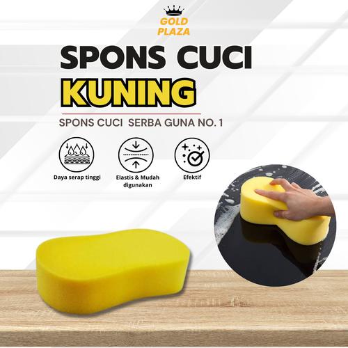 Jual SPON JUMBO KUNING SPONS TEBAL BUSA SPONGE BESAR CUCI MOBIL BODY ...