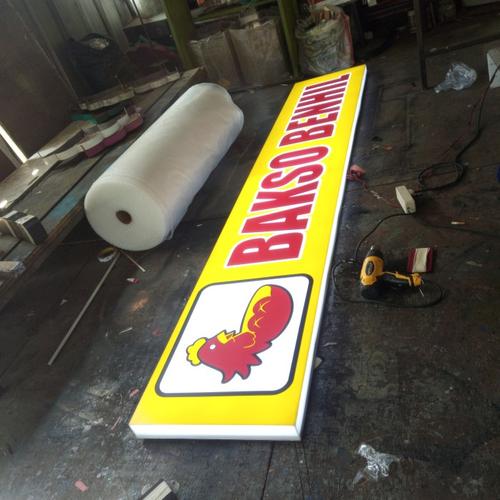 Jual Neon box outdoor frame galvanil kokoh tahan karat | Neon box ...