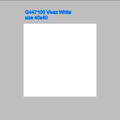 Jual Keramik 40x40 Roman G447105 Vivaz White putih polos matt Grade A ...