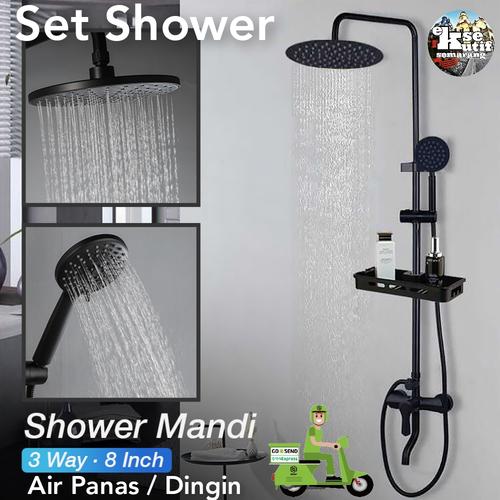 Jual Set Shower Mandi Bathroom Kamar Mandi Bathtub Mixer Bak Mandi 3 ...