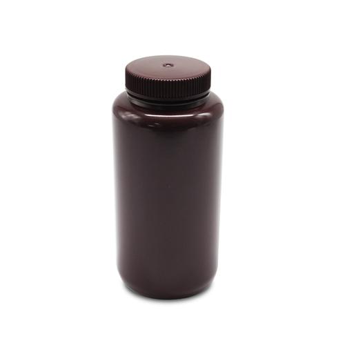 Jual Plastic reagent bottle wide mouth HDPE coklat amber 8mL 15mL 30mL ...
