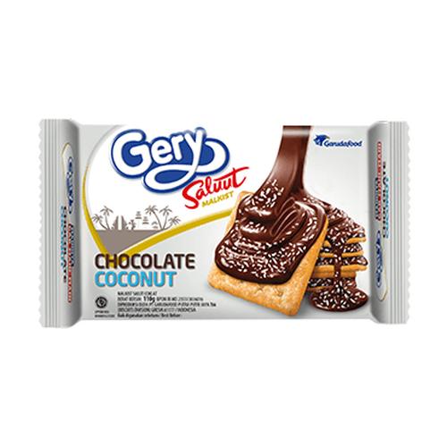 Jual GERY SALUUT MALKIST RASA COKLAT KELAPA 105GR - SNACK SALUUT ...