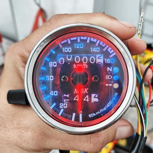Jual spidometer speedometer spido kilometer km bulat plus indikator ...