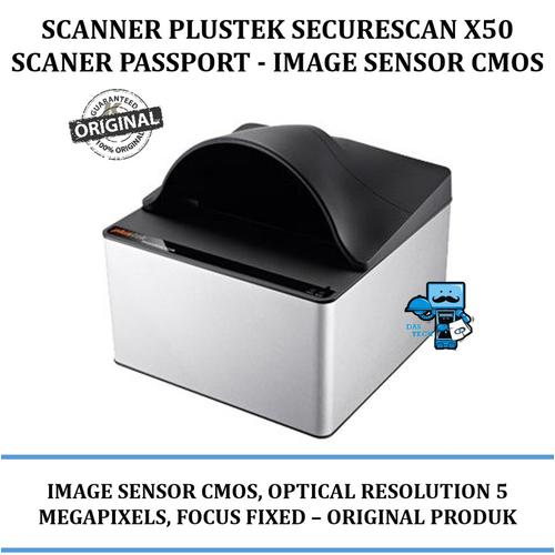 Promo Scanner Plustek SecureScan X50 - Scaner Passport - Image Sensor ...