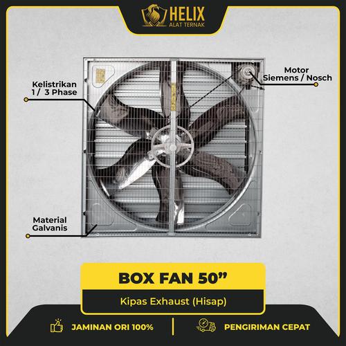 Jual Box Fan 50" inch Kipas Exhaust Hisap Blower Kandang Pabrik 1 / 3 ...